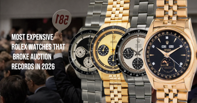 Most Expensive Rolex Watches That Broke Auction Records - Watch My Diamonds